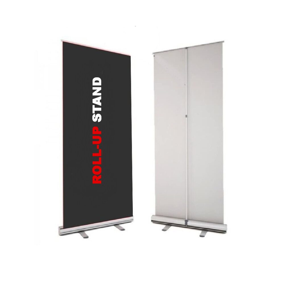 Roll Up Stand small base - housepartyonline